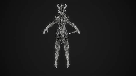 3d Model Demoness Set Game Ready Character Vr Ar Low Poly Rigged