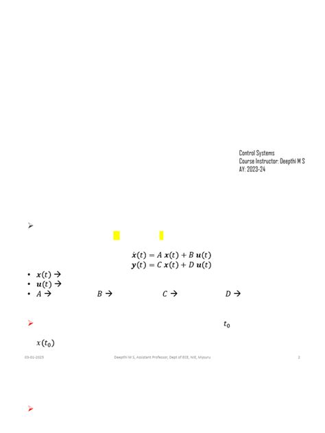 Controllability Observability State Space Representation Pdf Matrix Mathematics System