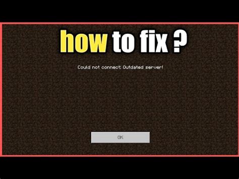 Minecraft Problem Outdated Client Minecraft Server Problem Could Not