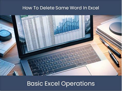 Excel Tutorial How To Delete Same Word In Excel