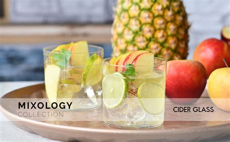 Krosno Clear Water Drinking Glasses Set Of 6 350 Ml Mixology