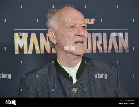 Werner Herzog Arrives At The Disneys The Mandalorian Premiere Held At