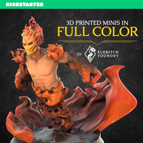 Eldritch Foundry To Launch Kickstarter For Full Color Custom Miniatures