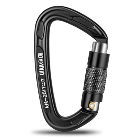 T Fly Auto Locking Climbing Carabiner Clips 25kn 5620 Lbs Heavy Duty