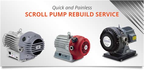 Scroll Pump Rebuild Service High Vac Depot