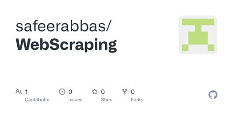 Github Safeerabbaswebscraping