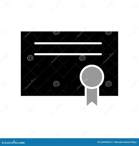 Illustration Vector Graphic Of Certificate Icon Stock Vector