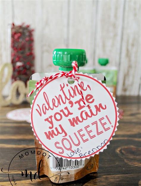 Youre My Main Squeeze Free Printable Valentine Homemade Valentines