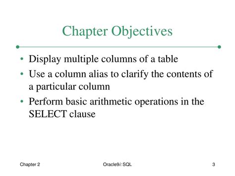 Ppt Chapter 2 Basic Sql Select Statements Powerpoint Presentation