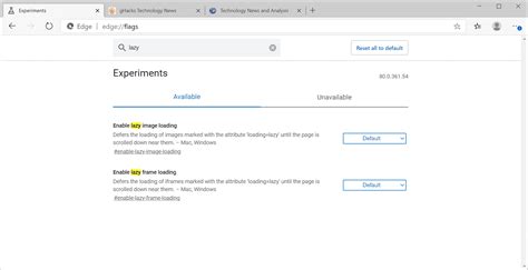 Enable Lazy Loading In The New Edge To Speed Up Your Browsing Betanews