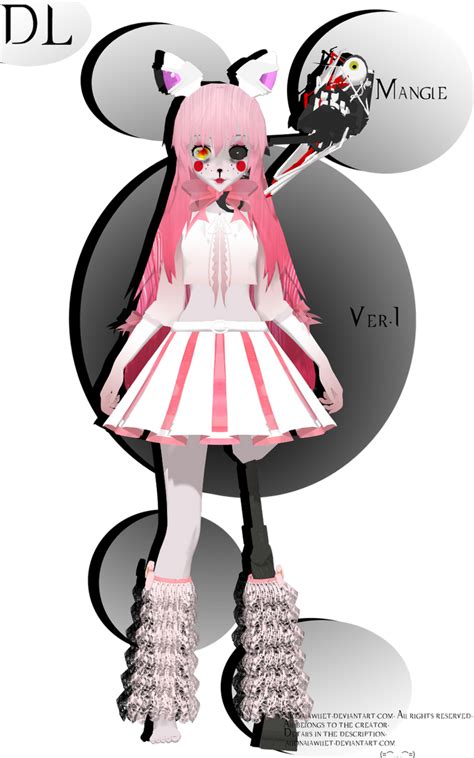 Mmd Dl Mangle Fnaf2 By Alisato On Deviantart