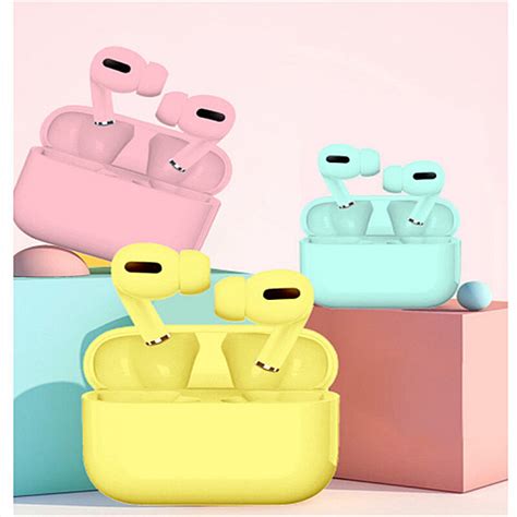 Безжични слушалки Pods Air 3 Tws Abs Bluetooth Macaron Evtinkobg