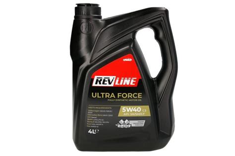 Revline Συνθετικό Λάδι Αυτοκινήτου Ultra Force 5w 40 4lt Skroutzgr