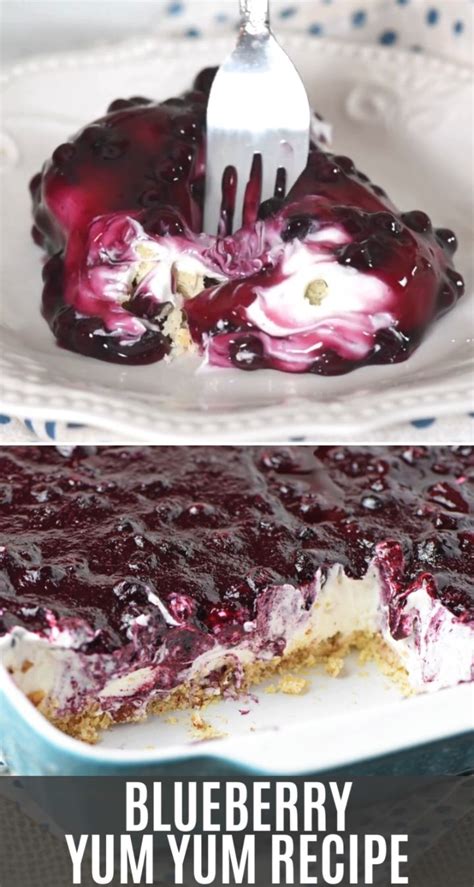 Blueberry Yum Yum Recipe Blueberry Desserts Recipes Graham Cracker