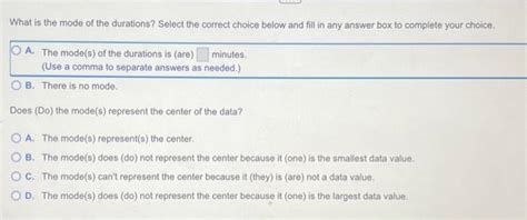 Solved Find The Mean Median And Mode Of The Data If Chegg