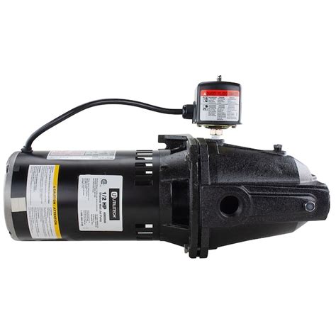 Utilitech 12 Hp 11 Gpm Cast Iron Shallow Well Jet Pump 148012 At