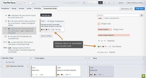 Test Case Run And Test Plan Run Results Targetprocess Enterprise