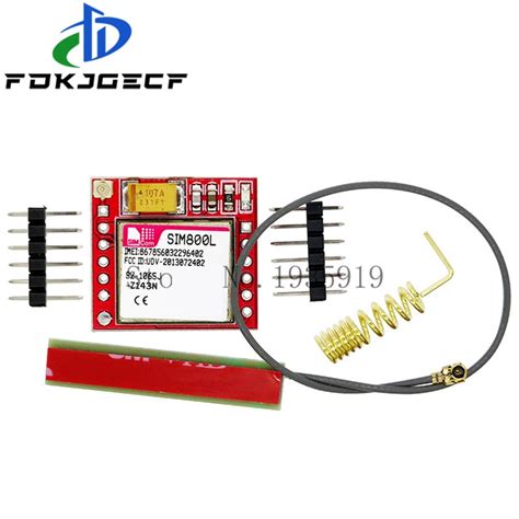 Mini Smallest SIM800L GPRS GSM Module MicroSIM Card Core Wireless Board