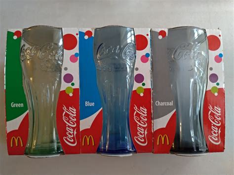 Mcdo Coca Cola Glasses Furniture And Home Living Kitchenware And Tableware Other Kitchenware