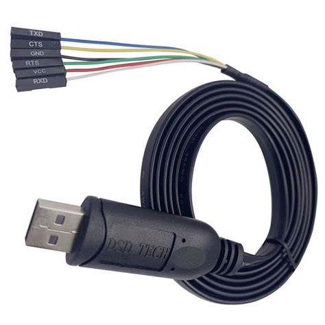 GetUSCart DSD TECH SH U09G USB To TTL Serial Cable Built In FTDI FT232RL IC 1 8M 5 9FT