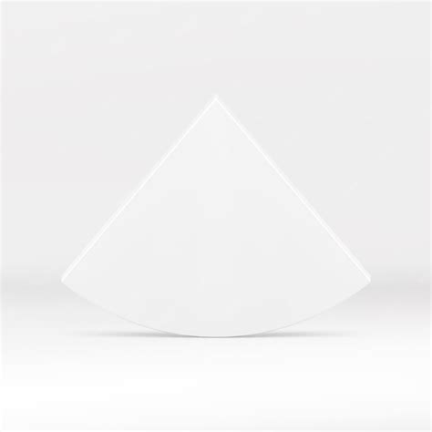 Premium Vector 3d Curved Triangle Vertical Geometric Decor Element