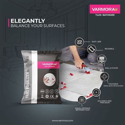 Varmoras Tile Equalizer Helps You Maintain The Balanced Gap Throughout