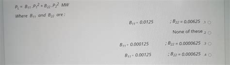 Solved The Fuel Cost Function In Sh Of Two Thermal Plants