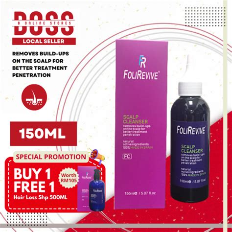 Folirevive Scalp Cleanser 150ml Lift Away Any Build Up Cleanse The Scalp Of Oils Hair To Grow