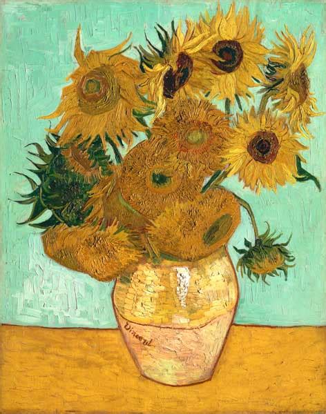 Vaas Met 12 Zonnebloemen Vincent Van Gogh Als Kunstdruk Of Als