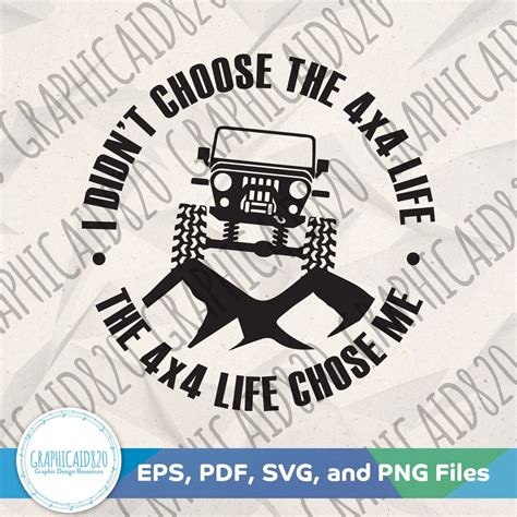 4x4 Life Svg Svg Vector File Adventure Outdoor Off Road Svg Cut Files