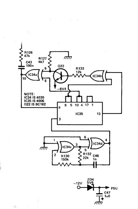 Integrated Circuit Substituting The Cd4006 With A Cd4021 Electrical