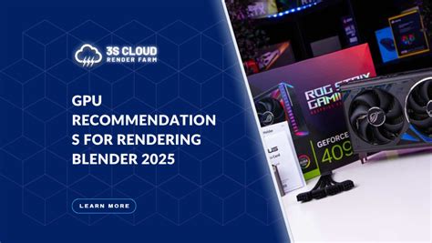 Gpu Recommendations For Rendering Blender 2025