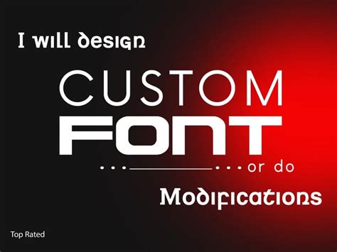 A Custom Typeface Font Design Otf Ttf Font Edit For Your Brand Identity