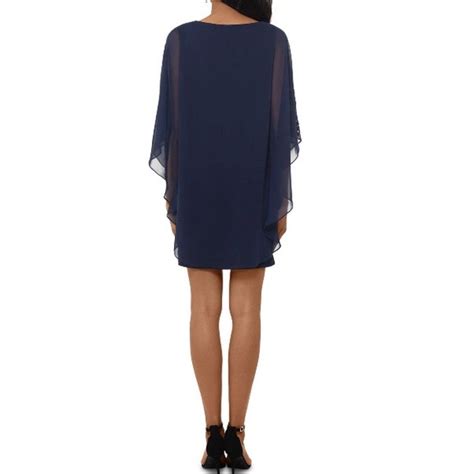 Xscape Dresses Nwt Xscape Chiffon Overlay Beaded Sleeve Cocktail