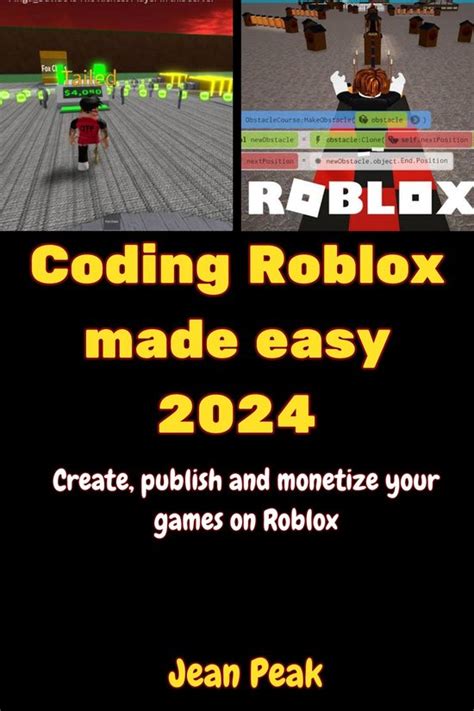 Coding Roblox Made Easy 2024 Ebook Jean Peak 1230007458422