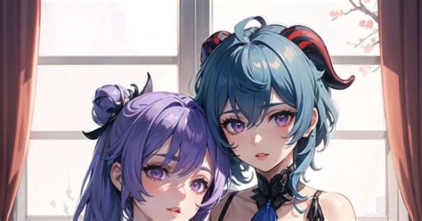 ねこかつai Keqing~ganyu刻晴x甘雨 赞美太阳のイラスト Pixiv