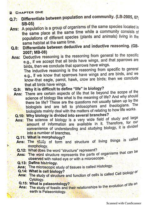 Solution Masteringbiology Comprehensive Short Questions And Mcqs