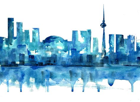 arte del horizonte de la ciudad