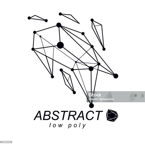 3d 다각형 형상 면처리된 개체 벡터 추상적인 디자인 요소입니다 새로운 기술입니다 0명에 대한 스톡 벡터 아트 및 기타 이미지 0명 3차원 형태 건축물 Istock