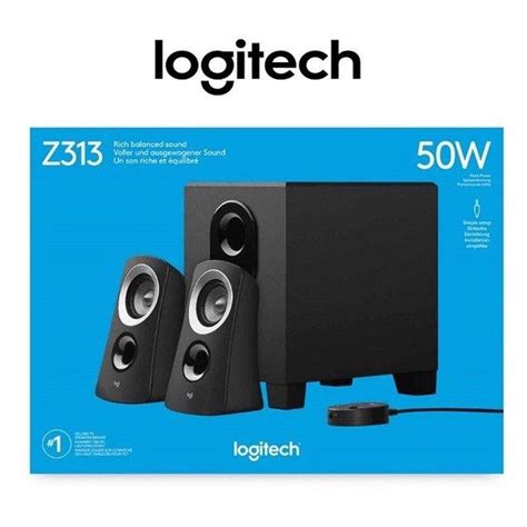 Logitech Z313 Speaker With Subwoofer Audio Soundbars Speakers And Amplifiers On Carousell