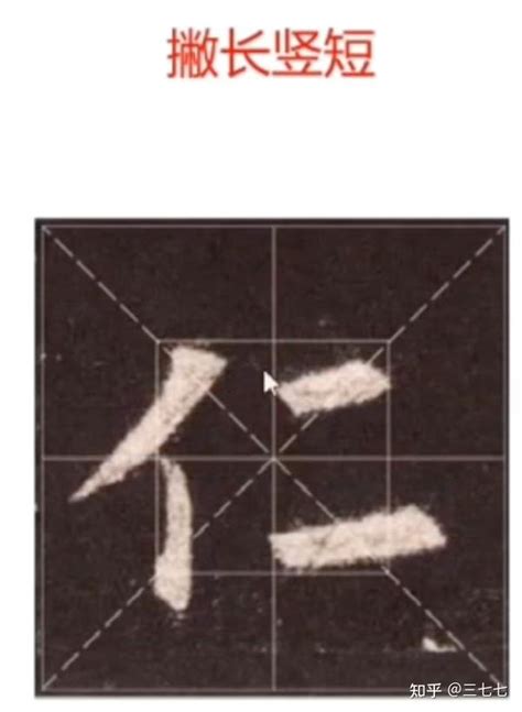 单人旁写法（竖的长短，根据右边字体高矮来定） 知乎
