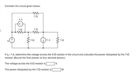 solved consider the circuit given below if ix 1 a