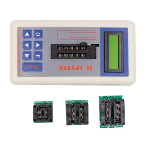 1set Chip Tester Integrated Circuit Detector Transistor With Burning Transistor Tester Abs