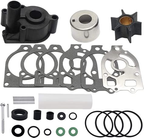 YiheoZux 96148A8 Water Pump Impeller Kit for Mercury Mariner 2-Strokes Outboard Motors and ...