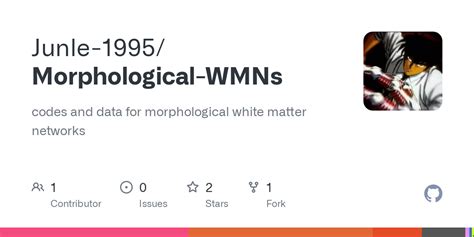 Github Junle 1995morphological Wmns Codes And Data For