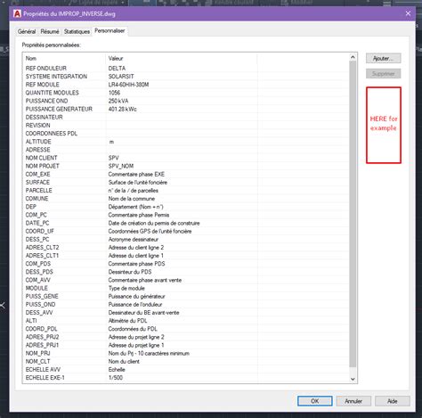 Add The Functions In The Drawing Properties Autodesk Community