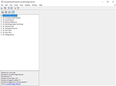 Build And Simulate Single Phase Half Bridge Inverter With Ideal Switches And Thermal Port