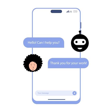 Premium Vector Online Correspondence Using A Smartphone Communication Using Devices