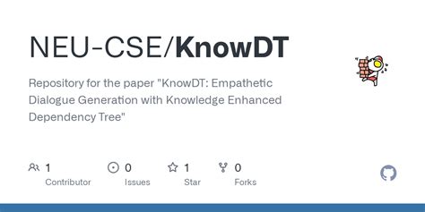 GitHub NEU CSE KnowDT Repository For The Paper KnowDT Empathetic