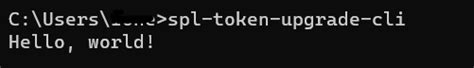 Token Upgrade Cli Not Working As Stated In Docs · Issue 3807 · Solana